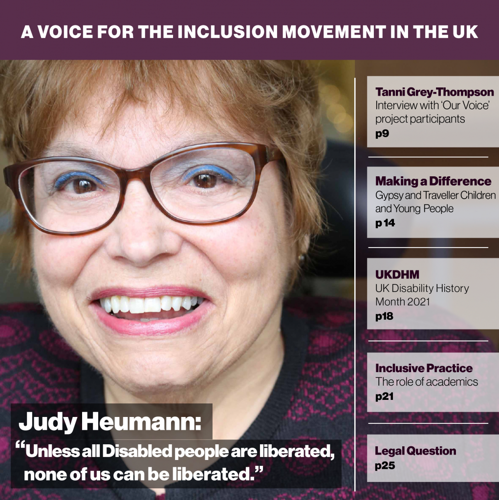 Inclusion Now 60 Autumn 2021 - ALLFIE